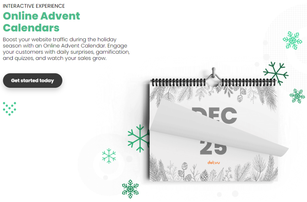 4 Amazing way to use Online Advent Calendar | Dot.vu