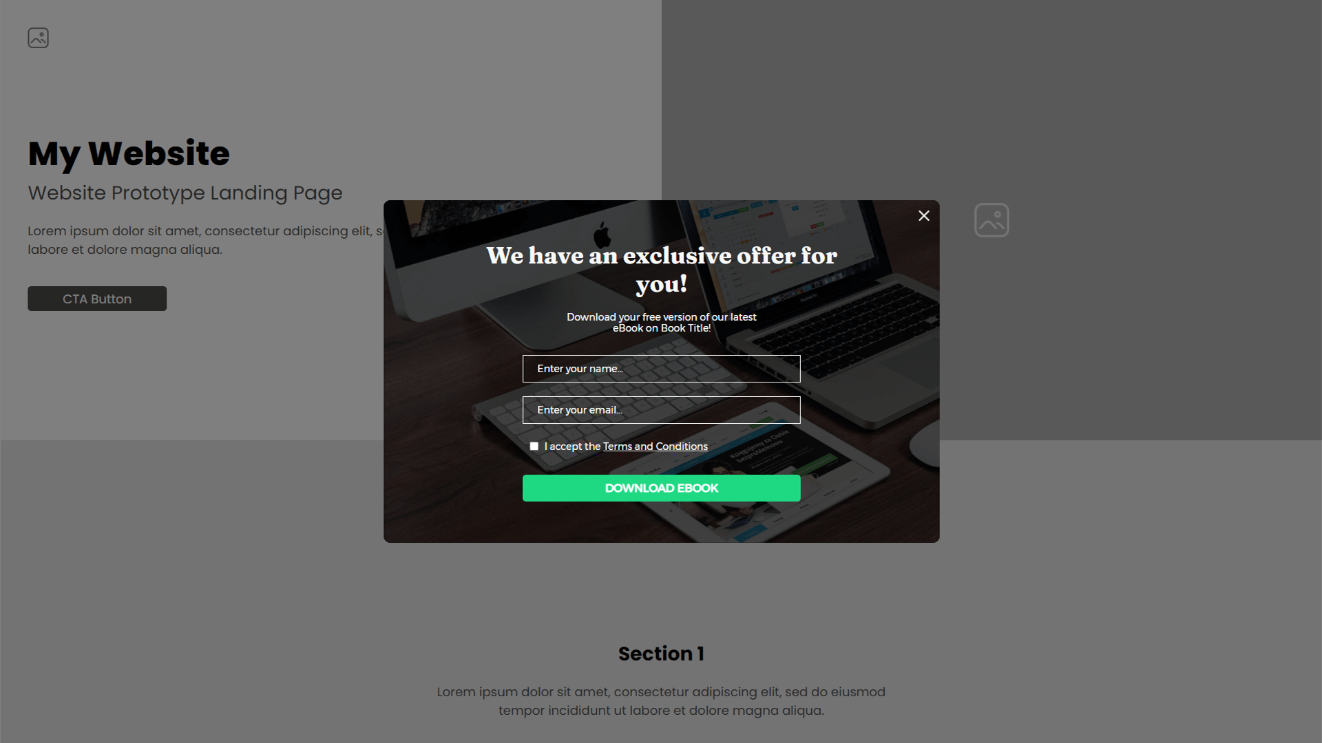 28 Types of popups to make your website appealing | Dot.vu