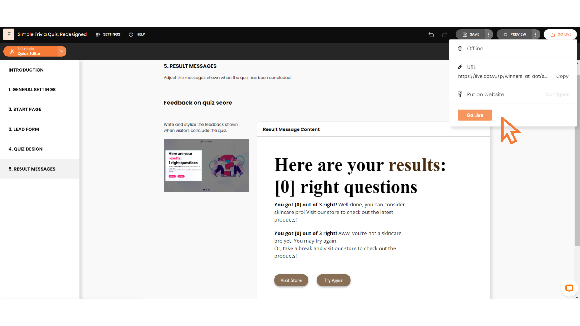 How to make a trivia game without coding experience | Dot.vu