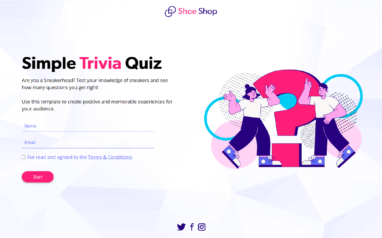 How to make a trivia game without coding experience | Dot.vu