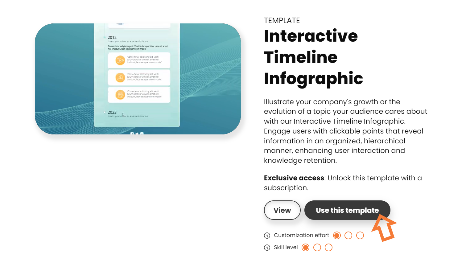 How to make an Interactive Timeline Infographic